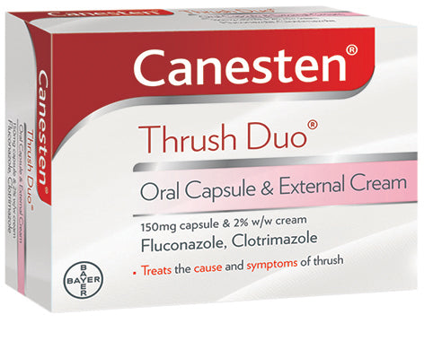 Canesten Thrush Duo Oral Capsule & External Cream – Omega Pharmacy