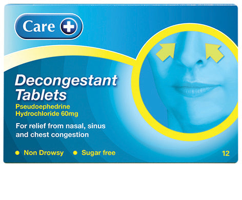 Care Decongestant Tablets – Omega Pharmacy