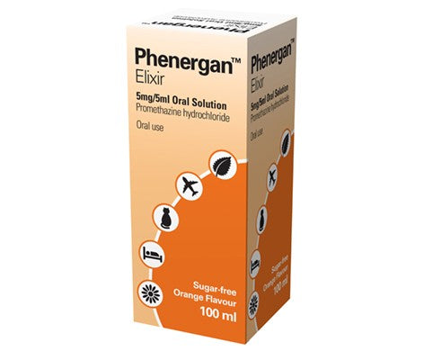 Phenergan Elixir 5mg/5ml Oral Solution – Omega Pharmacy