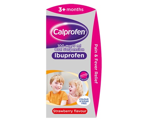Calprofen 100mg/5ml Oral Suspension Ibuprofen – Omega Pharmacy