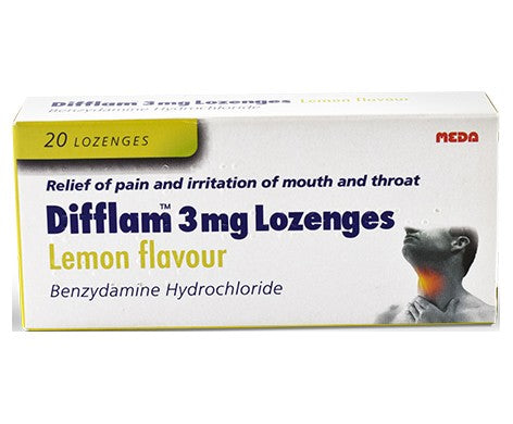 Difflam 3mg Lozenges – Omega Pharmacy
