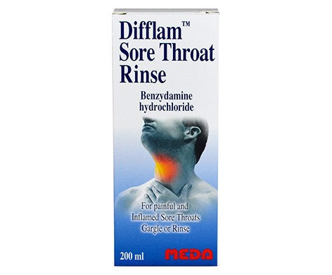 Difflam Sore Throat Rinse – Omega Pharmacy