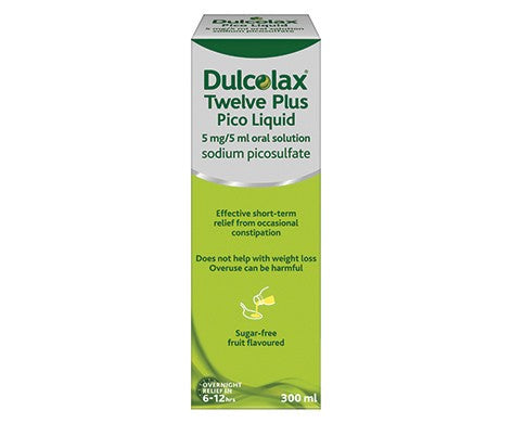 Dulcolax Twelve Plus Pico Liquid 5mg/5ml oral solution – Omega Pharmacy