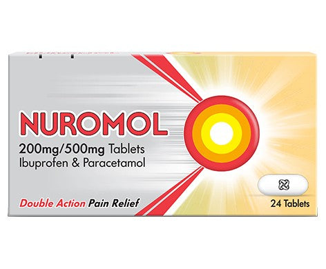 Nuromol 200mg/500mg Tablets – Omega Pharmacy